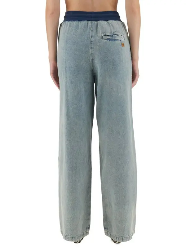 Moschino Wide Leg Jeans
