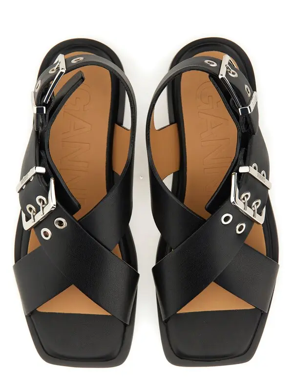 GANNI Studded Sandals