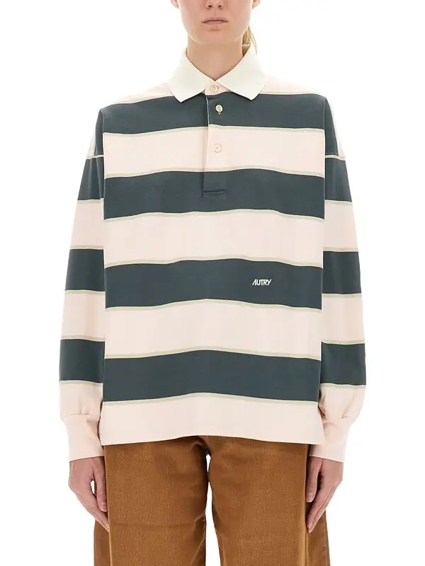AUTRY Striped Polo