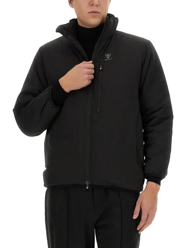 SOUTH2 WEST8 Jacket With Logo - Black