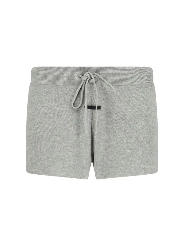 Fear Of God Logo Shorts - Gray