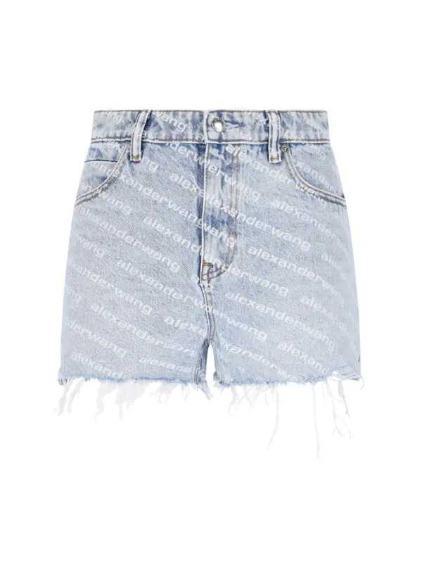 Fear Of God Logo Shorts - Gray