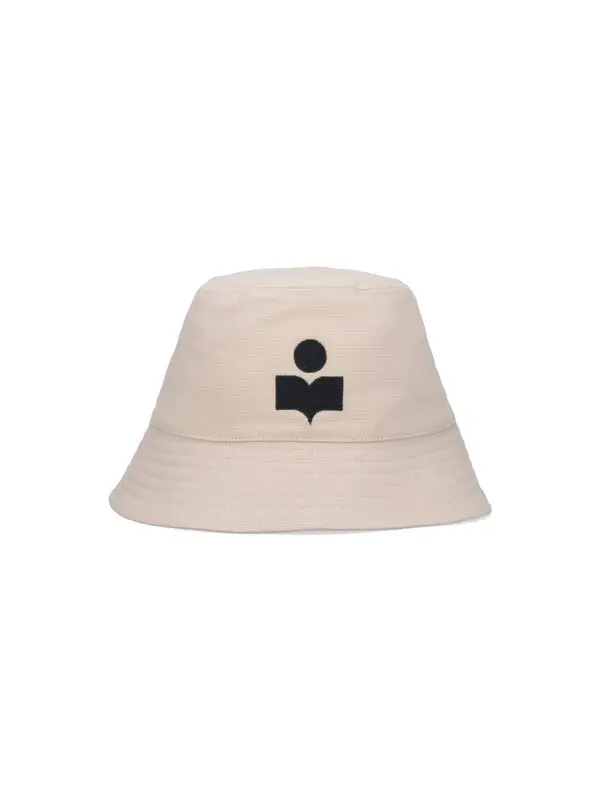 Isabel Marant Logo Bucket Hat - Cream