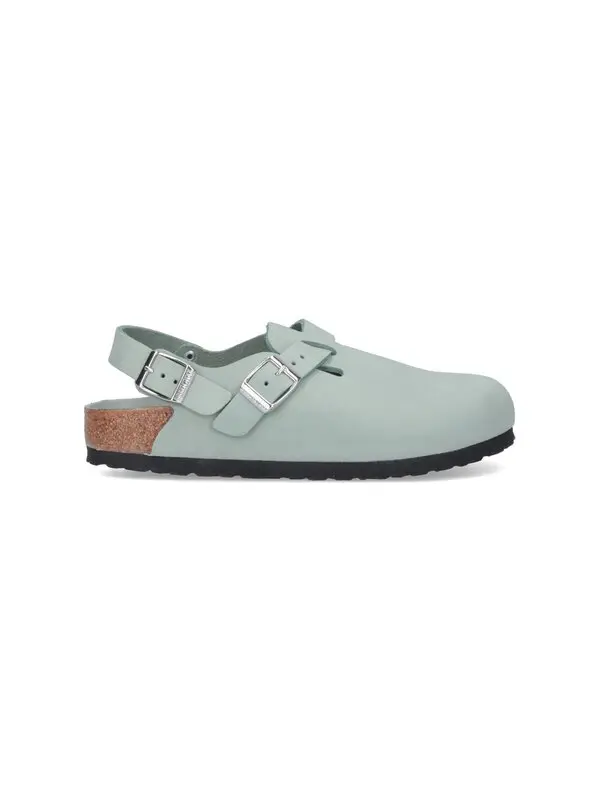 BIRKENSTOCK Tokio Mules - Green