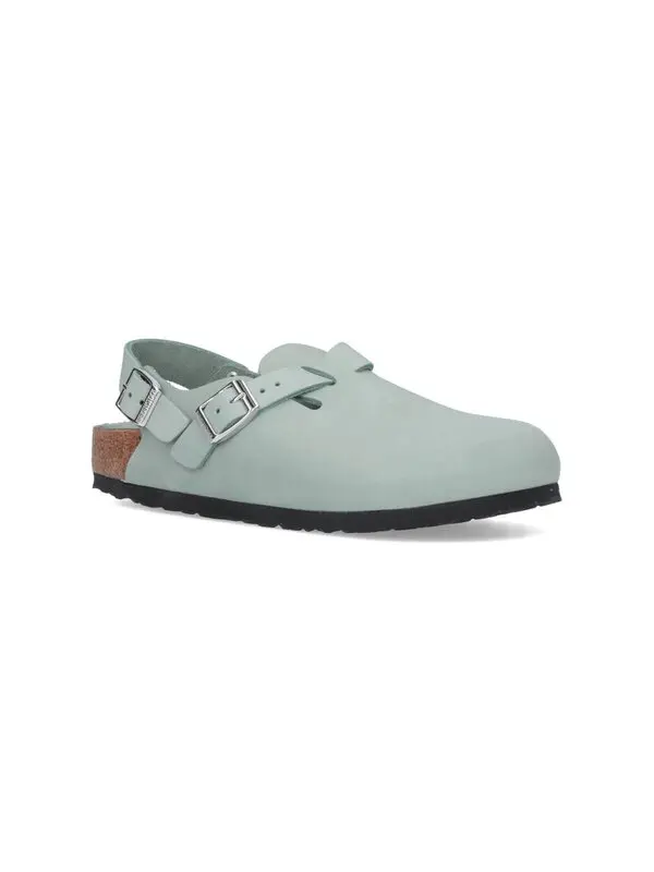 BIRKENSTOCK Tokio Mules - Green