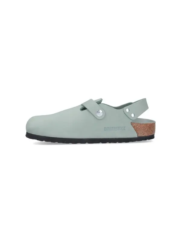 BIRKENSTOCK Tokio Mules - Green