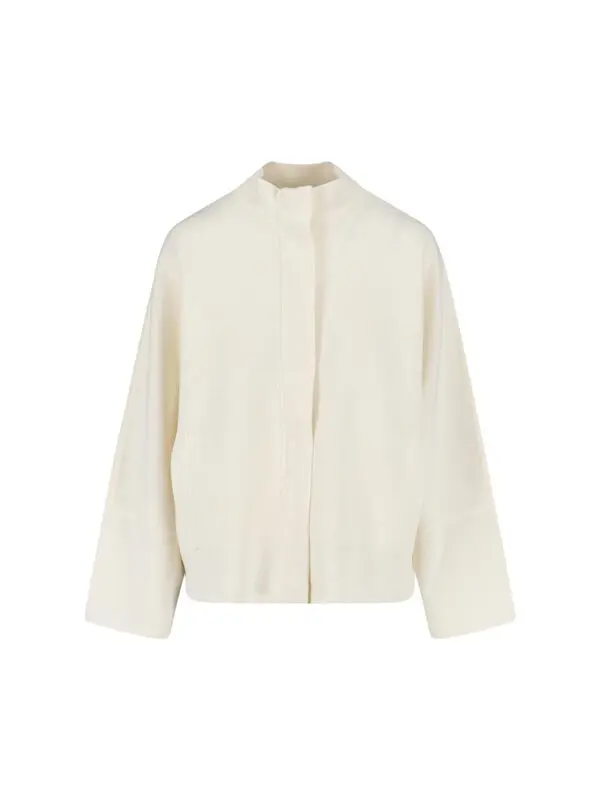 Max Mara Virgin Wool Cardigan - Cream