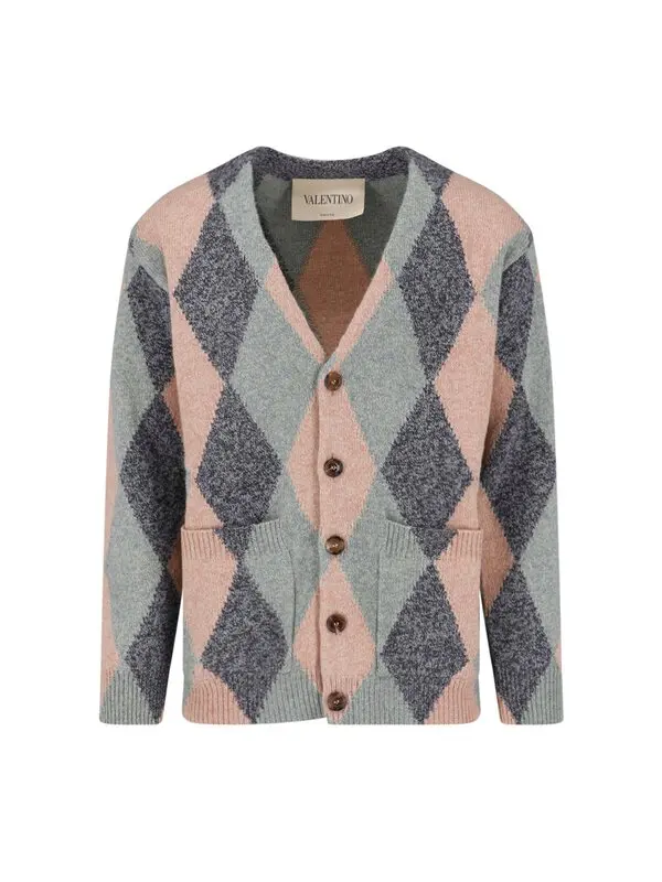 Moncler Virgin Wool Cardigan - Multi