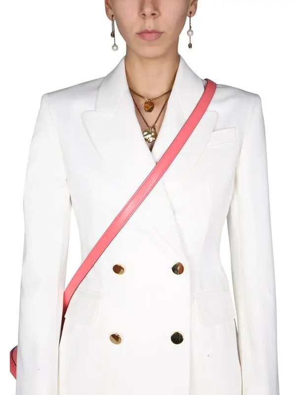 Alexander McQueen Double-breasted Jacket - White