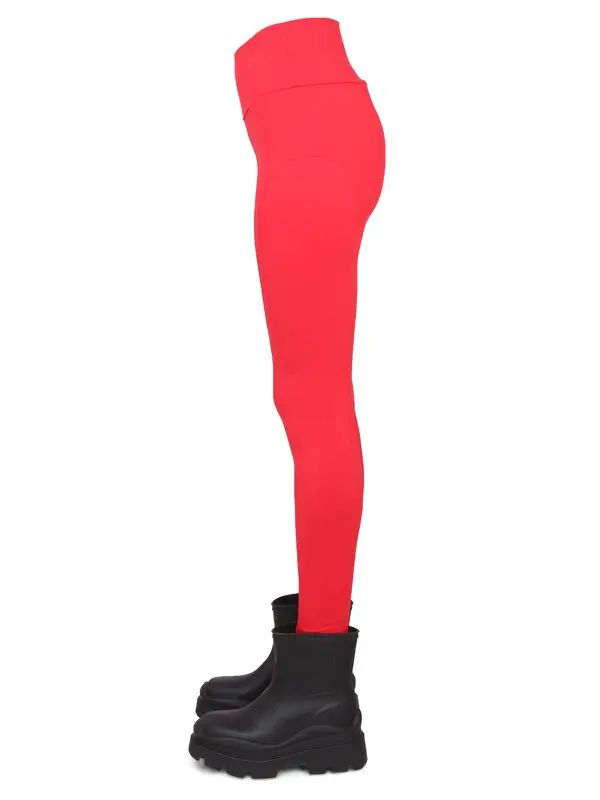 MSGM Leggings With Logo Detail