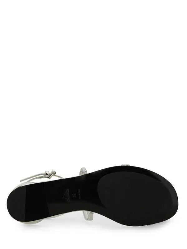 Alexander McQueen Strappy Sandal - Silver