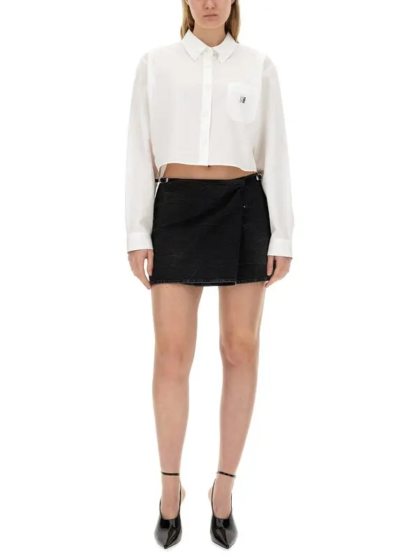 Givenchy Voyou Wrap Skirt - Black