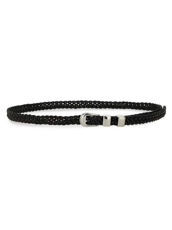 WOBURN WALK Wing Tip 6-ply Belt - Black