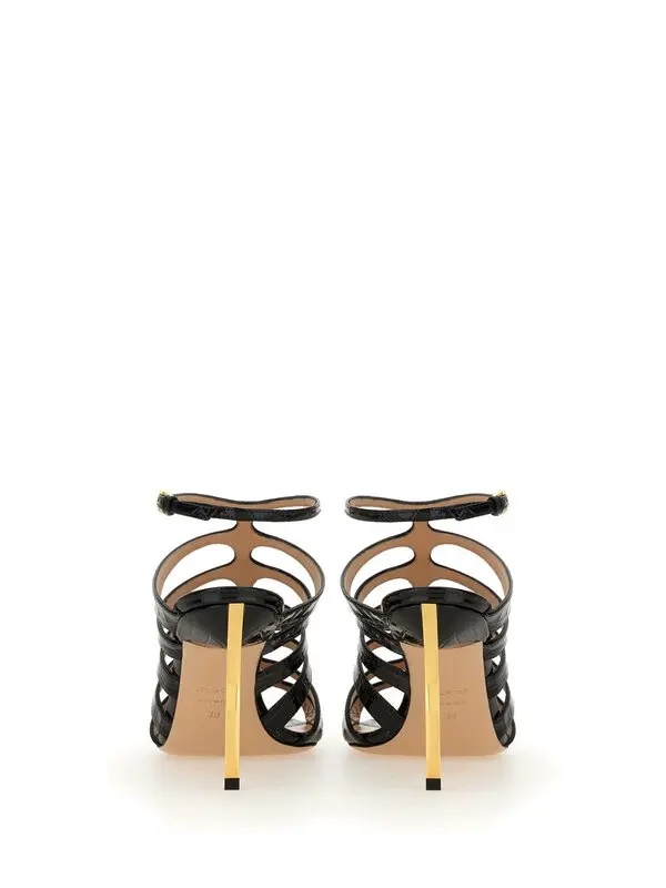 TOM FORD Leather Strappy Sandals