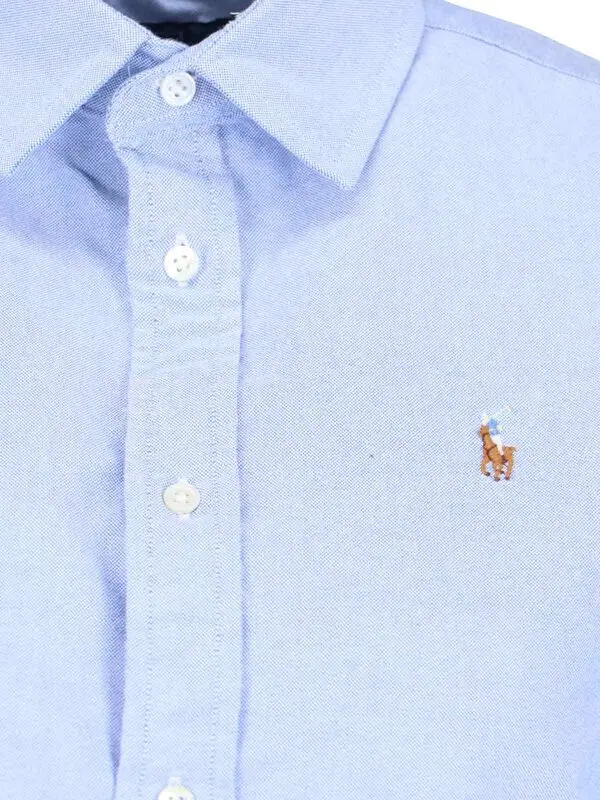 Polo Ralph Lauren Oxford Logo Shirt - Light Blue