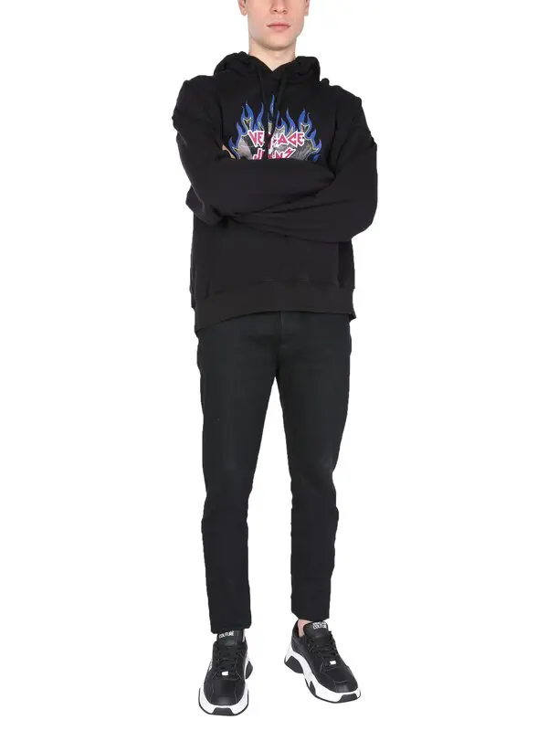 Versace Sweatshirt With Rock Logo