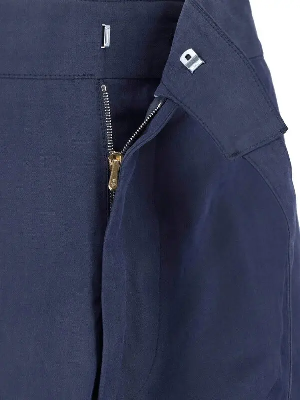 Rick Owens Straight Leg Pants - Blue