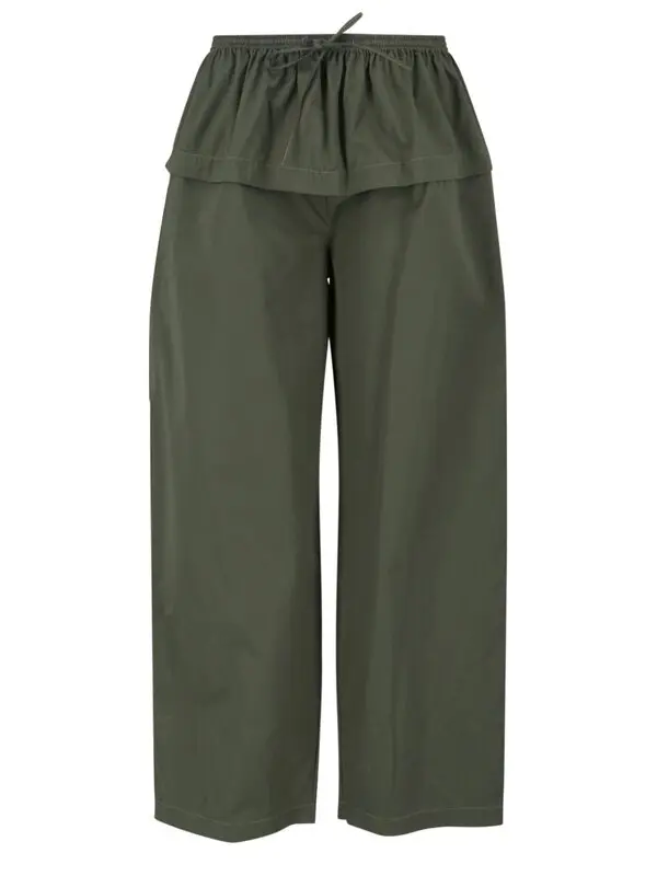 VIVIENNE WESTWOOD Straight Leg Trousers - Green
