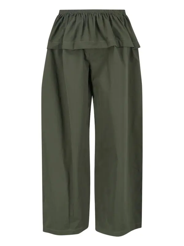 VIVIENNE WESTWOOD Straight Leg Trousers - Green