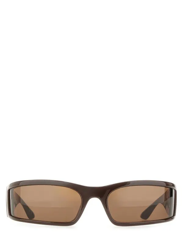 Balenciaga Sunset Rectangle Sunglasses - Brown