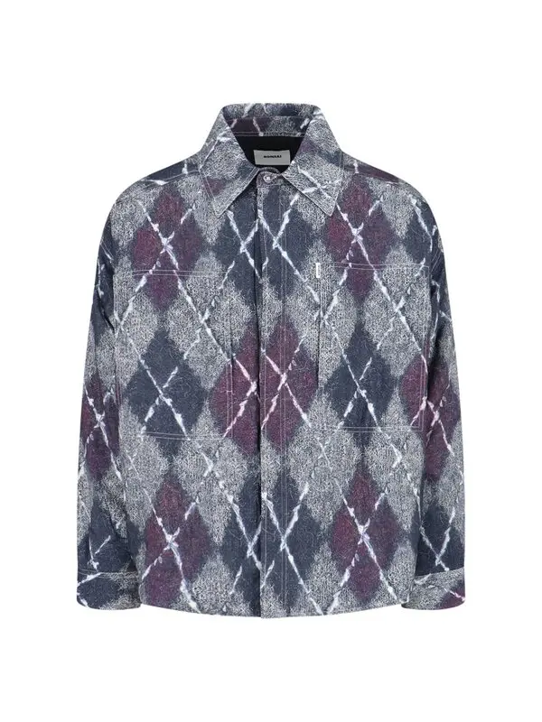BONSAI Diamond Shirt Jacket - Multi