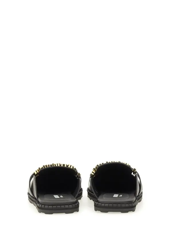 Moschino Logo Lettering Sabot