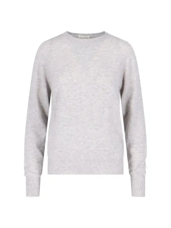 CANESSA Basic Cashmere Sweater - Gray