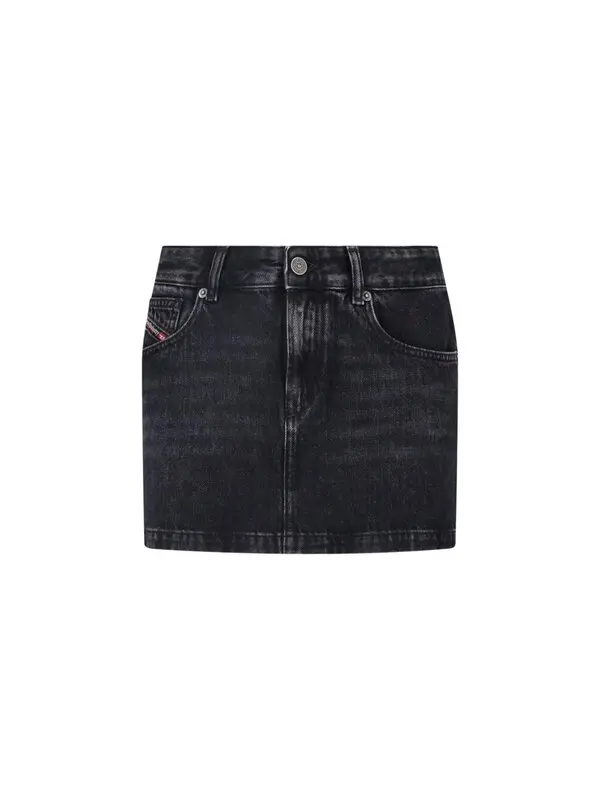 Adidas Denim Mini Skirt - Blue
