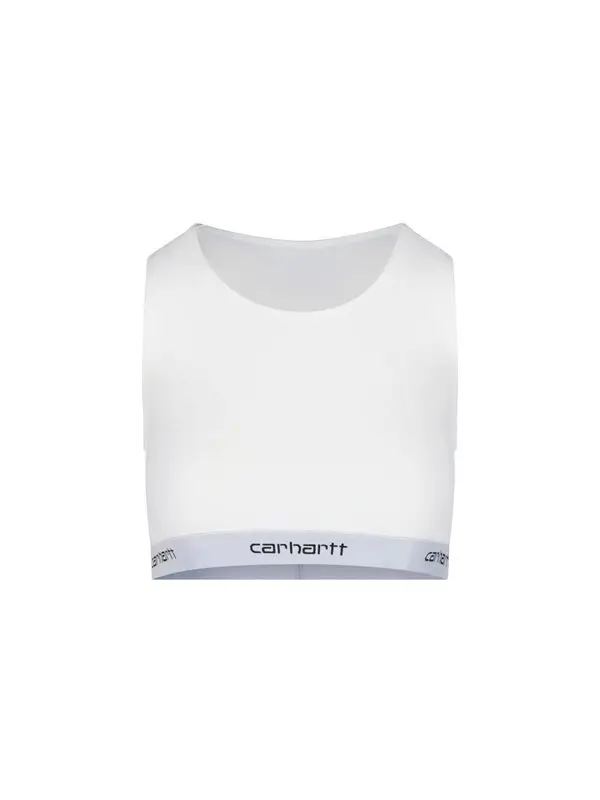 Carhartt Work In Progress Script Racer Sports Top - White