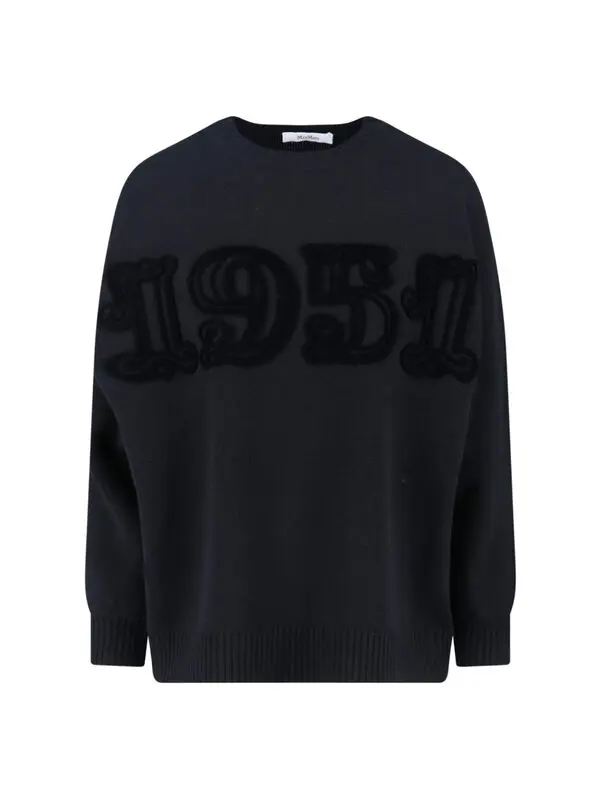 Moncler Logo Sweater - Black