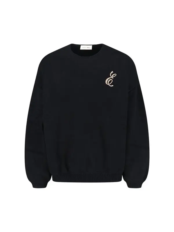 Moncler Logo Sweater - Black