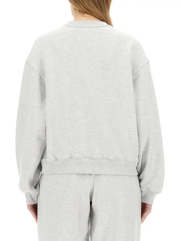 Alexander Wang Sweatshirt With Logo - Grey