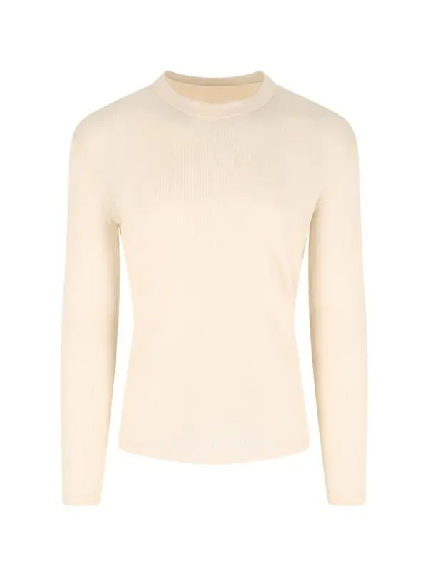 BERNER KUHL Wool Ribbed Sweater - Cream
