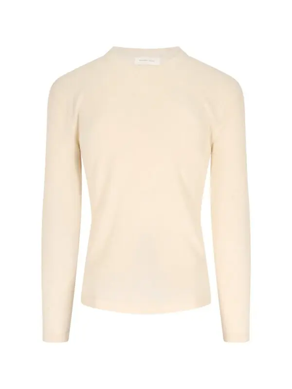 BERNER KUHL Wool Ribbed Sweater - Cream
