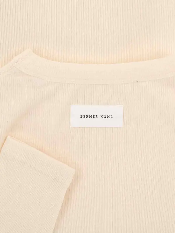 BERNER KUHL Wool Ribbed Sweater - Cream