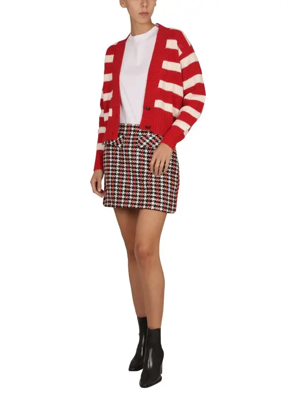 Baum Und Pferdgarten Houndstooth Mini Skirt - Multicolour