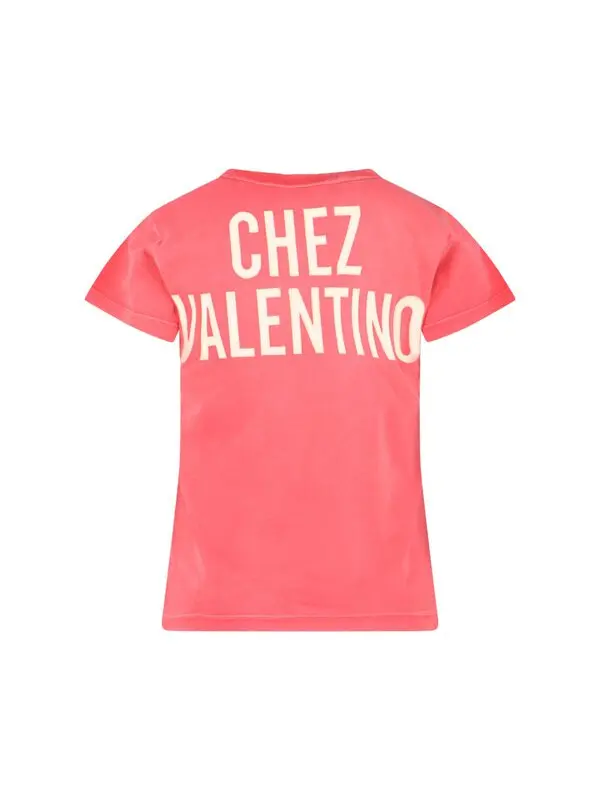 Valentino Garavani Chez T-shirt - Pink