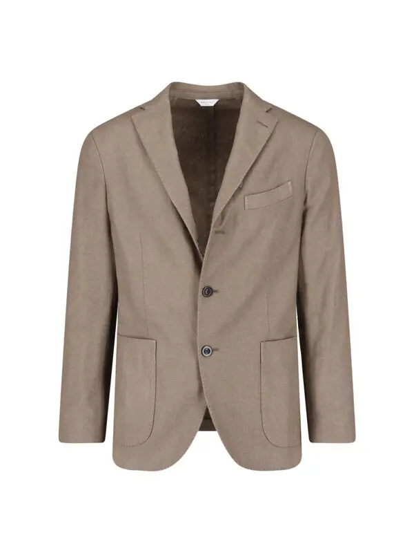 Tagliatore Single-breasted Blazer - Brown