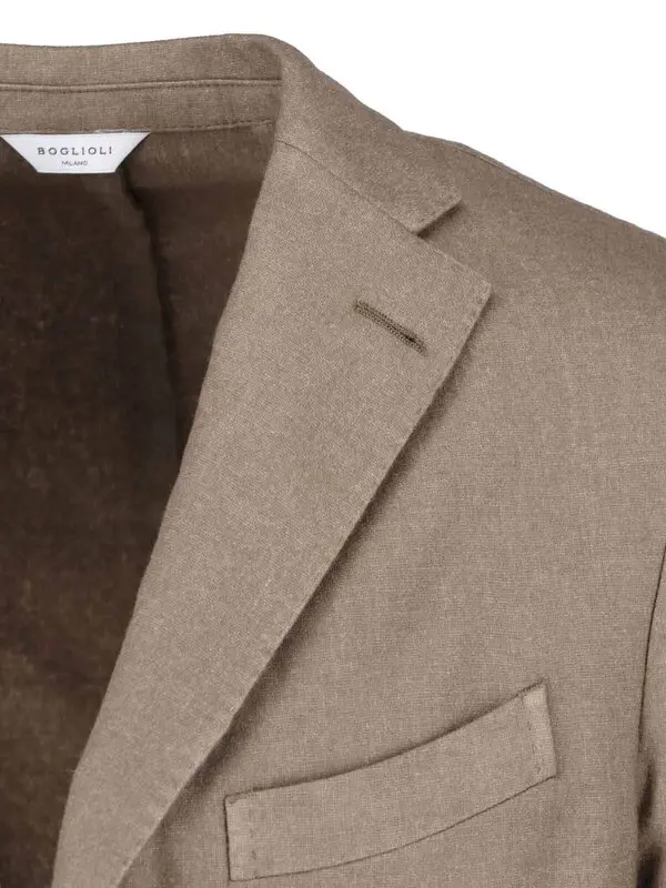 Tagliatore Single-breasted Blazer - Brown