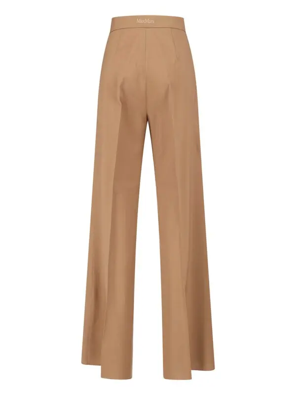Max Mara Virgin Wool Fernet Pants - Beige