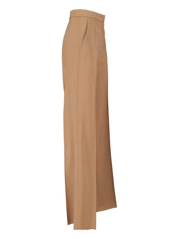 Max Mara Virgin Wool Fernet Pants - Beige