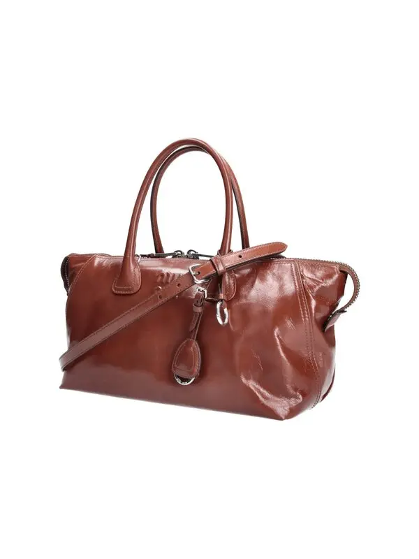 Miu Miu Hammered Leather Handbag