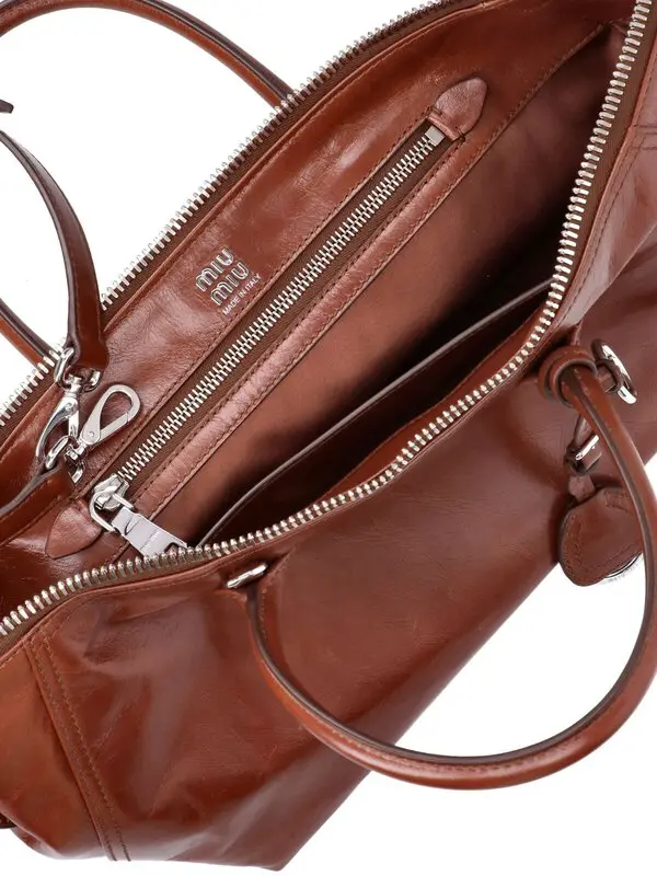 Miu Miu Hammered Leather Handbag