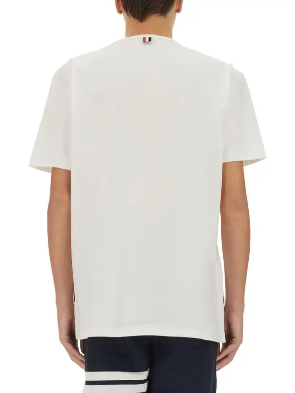 Thom Browne T-shirt With Pocket