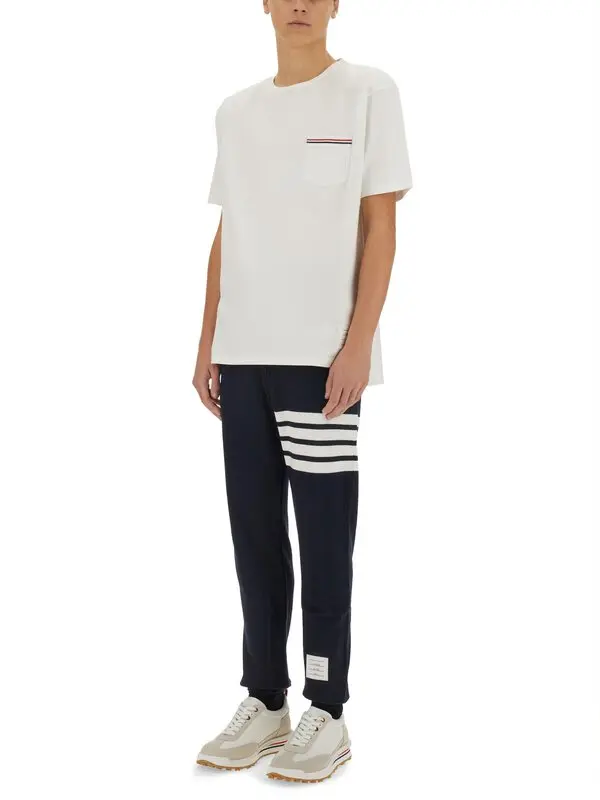 Thom Browne T-shirt With Pocket