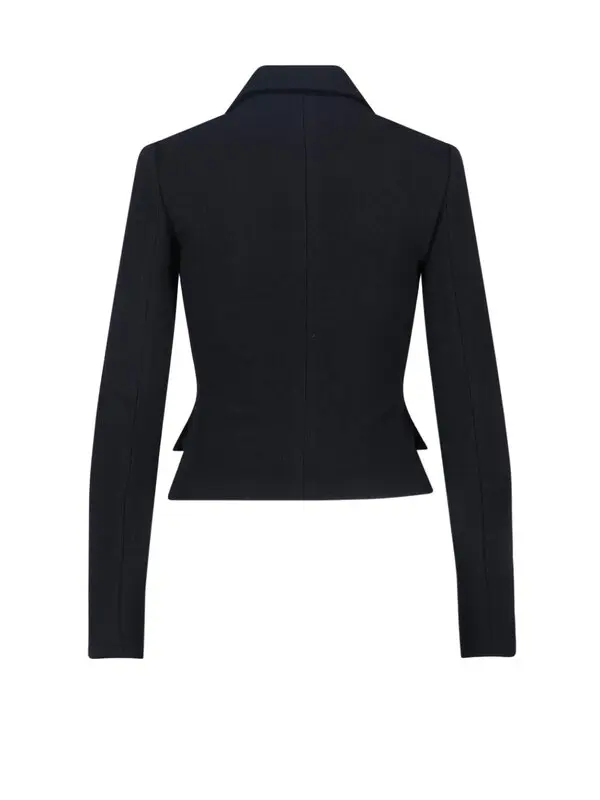 LARDINI Virgin Wool Knitted Jacket - Black