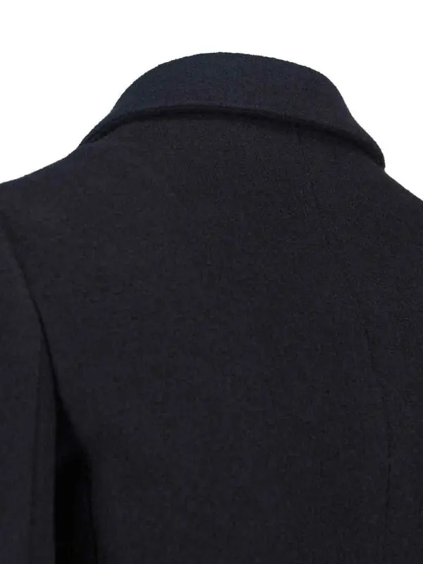 LARDINI Virgin Wool Knitted Jacket - Black