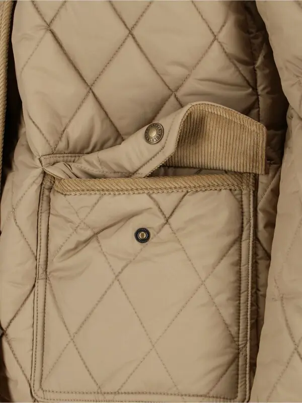JIL SANDER Quilted Jacket - Brown