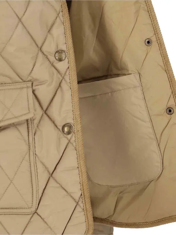 JIL SANDER Quilted Jacket - Brown
