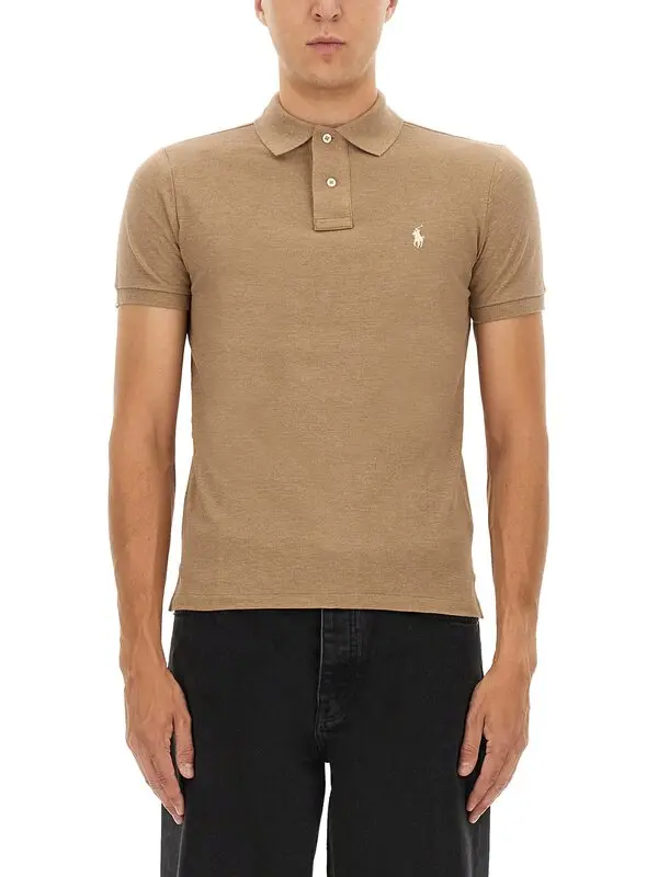 Polo Ralph Lauren Cotton Polo - Beige